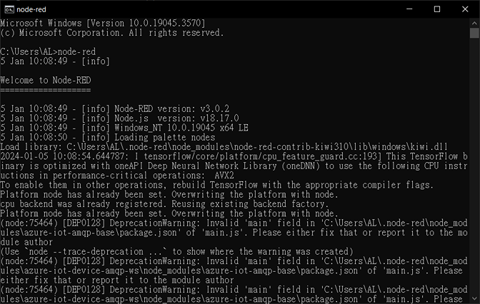 NEW Node-RED for Windows